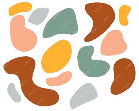 귀여운 벡터 추상 모양 Boho 보육 클립 아트 손으로 그린 낙서 그림입니다 베이비 샤워 어린이 침실 장식 생일 파티 또는 의류 직물을 위한 만화 어린이 클립아트