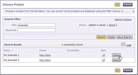 Ariba Sourcing Process Management Working With Projects