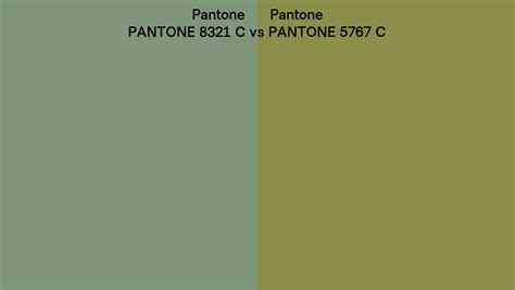 Pantone 8321 C Vs Pantone 5767 C Side By Side Comparison