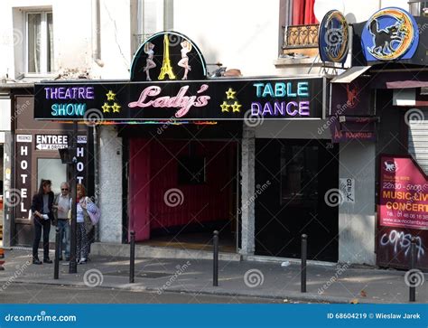 Sex Shop In Paris Red Light District Of Pigalle Editorial Stock Image