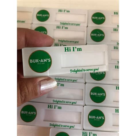 COD CUSTOMIZED INSERT NAMEPLATE Shopee Philippines