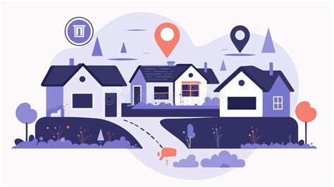 Location Plan With Pin Property Map Icon For Real Estate Professionals And Developers Stock