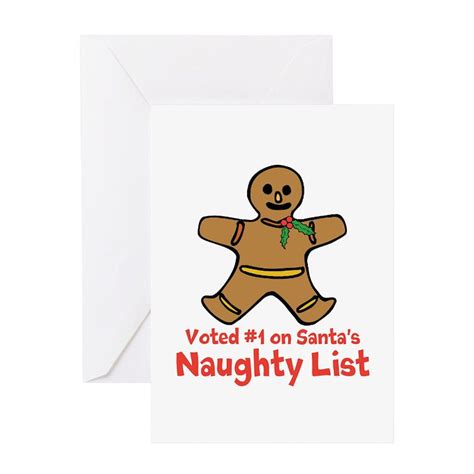Naughty Ginger Greeting Card Naughty Ginger Greeting Cards Cafepress