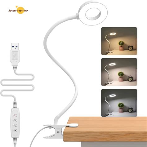 휴대용 Usb 야간 조명 램프 침대 옆 램프로 사용 가능한 눈 보호형 공부용 독서 조명 핸드폰닷컴