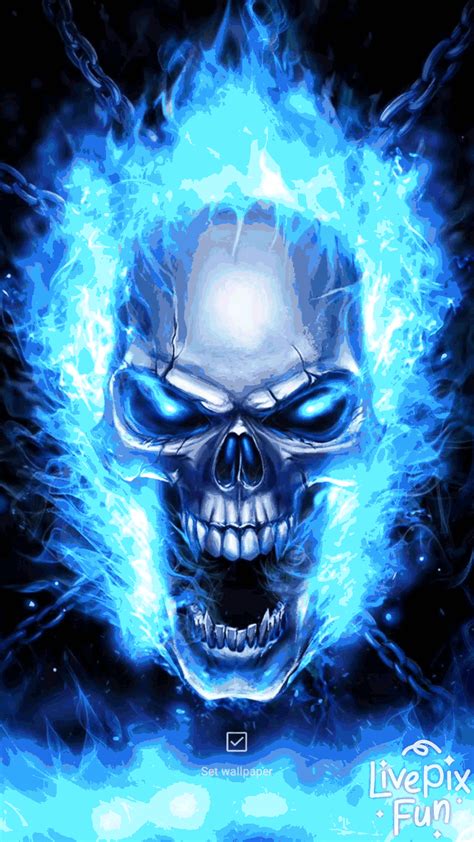 Blue Skull Wallpapers 4k Hd Backgrounds On Wallpaperbat