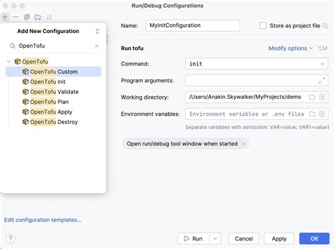 Terraform | IntelliJ IDEA Documentation
