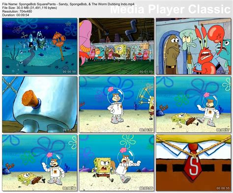 Download Spongebob Squarepants Sandy Spongebob And The Worm Dubbing