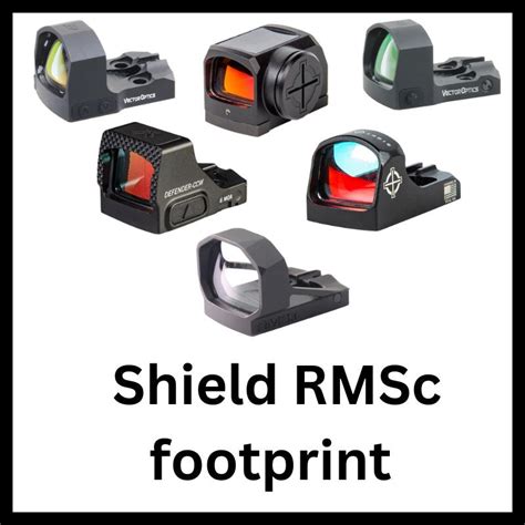 Red Dots Met Shield Rmsc Footprint Optics Spot
