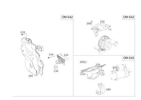 Shielding And Damping To Engine Transmission Front Axle Differential For Mercedes Benz