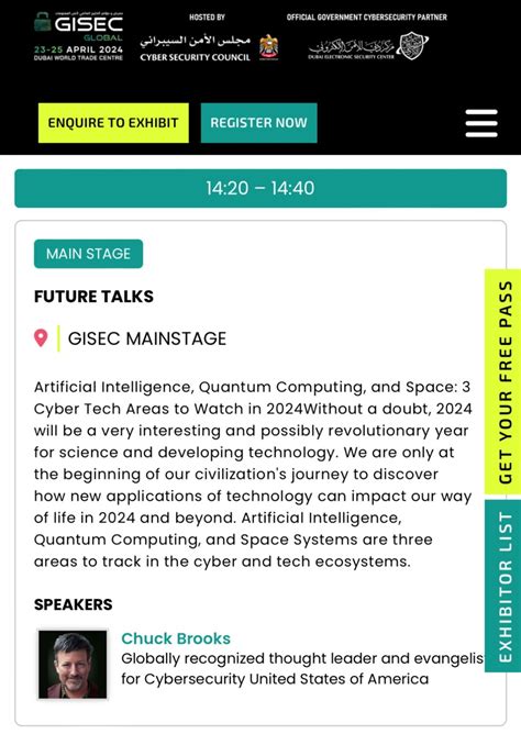 Chuck Brooks On Linkedin Cybersecurity Artificialintelligence Quantum Space Techtrends…