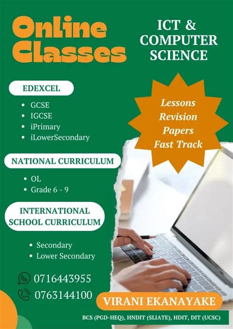 Online Classes Ict Local Edexcel