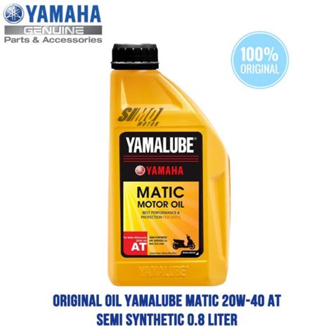 Jual Oli Yamalube Matic Metik Oil 0 8l 800 Ml Original Oli Yamaha Genuine Oil Shopee Indonesia