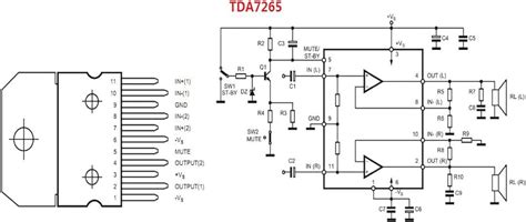 TDA Audio Amplifier Pinout Datasheet And Application OFF
