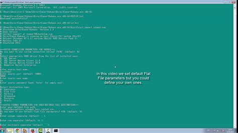 Fast Data Export From Ase Sybase To Flat File Youtube