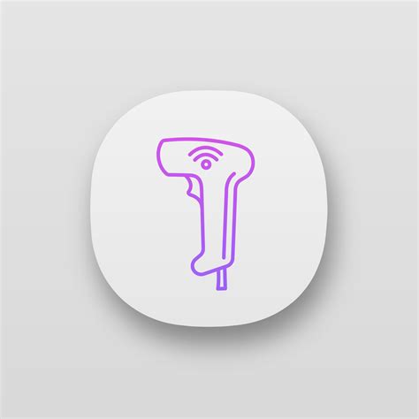 Wireless Barcode Scanning App Icon Wifi Bar Codes Handheld Scanner