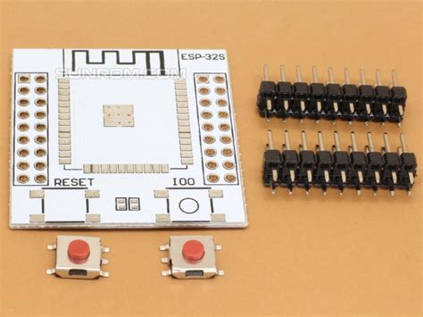 Breakout Pcb For Esp32 Esp 32s [6184] Sunrom Electronics