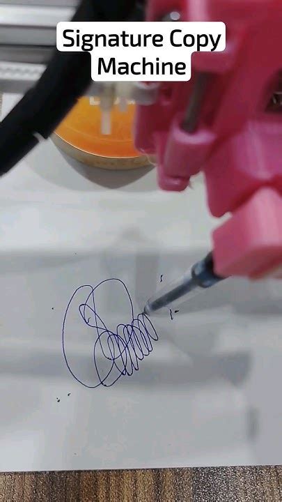 Signature Copy Machine Pen Plotter Pencildrawing Signature Diy