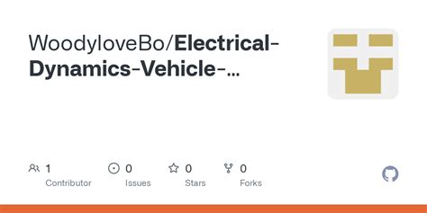 Github Woodyloveboelectrical Dynamics Vehicle Modeling