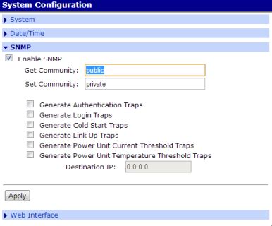 Configure SNMP Settings
