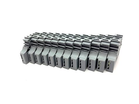 ABB Entrelec BAM 2 End Stops Gray 1SNA206351R1600 LOT OF 12 | eBay