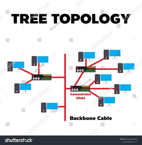 Bus Topologies Stock Vectors And Vector Art Shutterstock