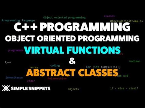 Virtual Functions Abstract Classes In C C Programming Tutorials Empower Youth