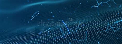 Technology Background Abstract Digital Combination Dots And Lines Network Connection Structure