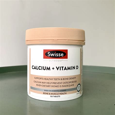 Australia Swisse Calcium Tablets Vitamin D Citrate Calcium Tablets