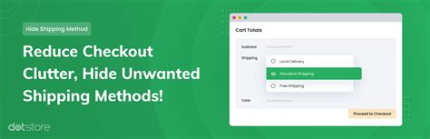 Hide Shipping Method For Woocommerce Plugin —