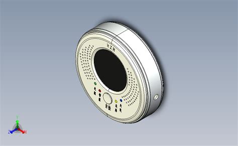 烟雾报警器step模型图纸下载 懒石网