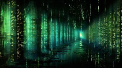 Premium Photo Abstract Digital Grid Background With Matrix Of Data