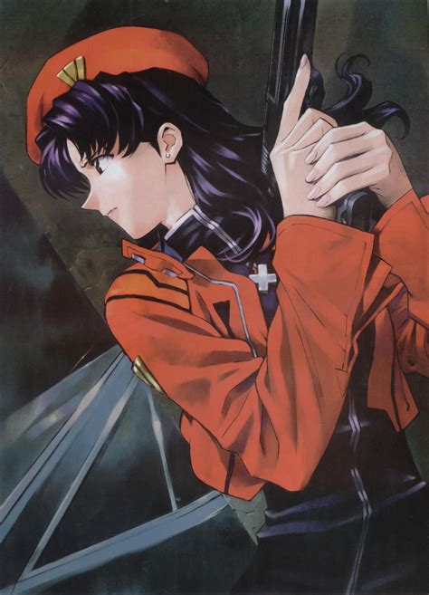 The End Of Evangelion Misato Katsuragi By Sadamoto Yoshiyuki Neon Genesis Evangelion
