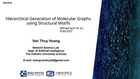 241007thuylabseminar Hierarchical Generation Of Molecular Graphs Using Structural Motifs Pptx