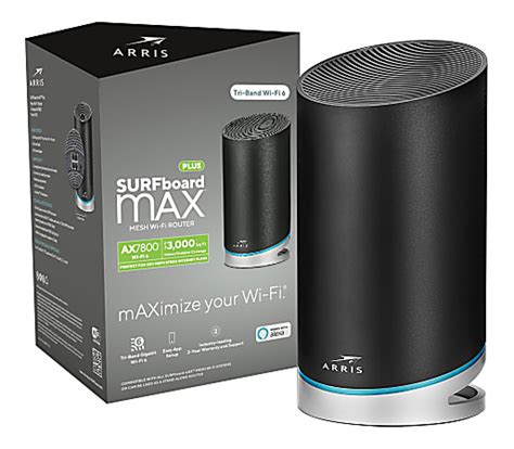 Arris Surfboard Max Plus W Wireless Ax Tri Band Router Office Depot