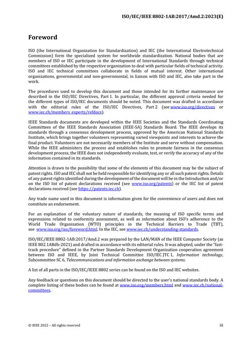 ISO IEC IEEE 8802 1AB 2017 FDAmd 2 Information Technology Telecommunications And Information