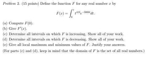 solved problem 2 15 points define the function f for any