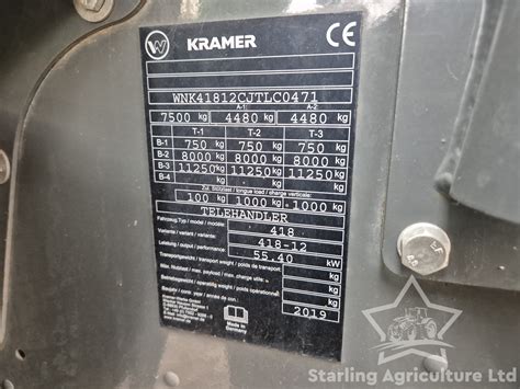 Kramer Kt276 Telehandler