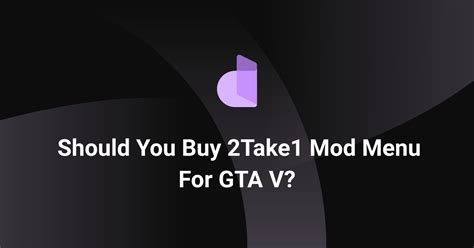 should you buy 2take1 mod menu for gta v divine