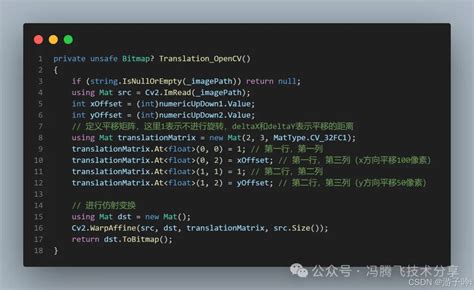 c 图像平移 c 平移操作的代码 csdn博客