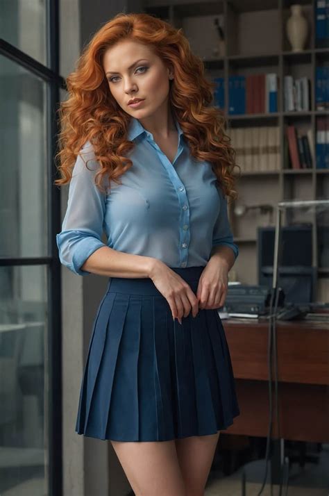 Pin By C Whit On Films And Tv In 2024 Red Hair Woman Short Skirt