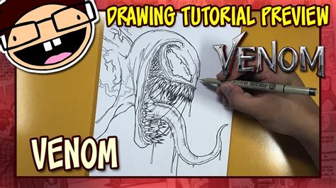 How To Draw Venom Drawing