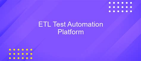 Etl Test Automation Platform Apix Drive