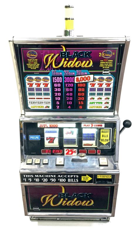 Lot International Game Technology Black Widow Slot Machine