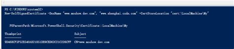 Powershell之new Selfsignedcertificate命令创建自签名证书 Csdn博客 Powershell之new Selfsignedcertificate命令创建自签名证书 Csdn博客