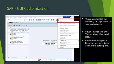 Sap Gui And Navigation Quick Guide Pptx Operating Systems Computer Software And Applications