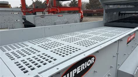 Superior Industries Heavy Duty Scalping Screen For Large Feed Sizes