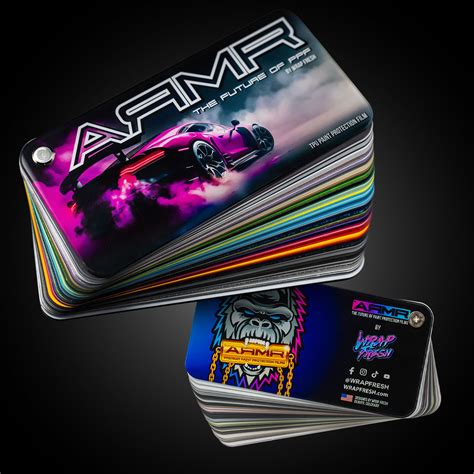 0001 Armr Full Color Ppf Swatch Sample Book Wrap Fresh