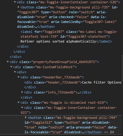 Propertyfieldtogglewithcallout Disabled Style Not Applied Issue Pnp Sp Dev Fx Property