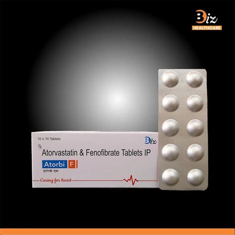 Atorvastatin And Fenofibrate Tablet At Rs 160 Box In Nashik Id 2851814521912
