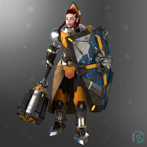 Basel Alnashashibi Brigitte Overwatch Fan Art